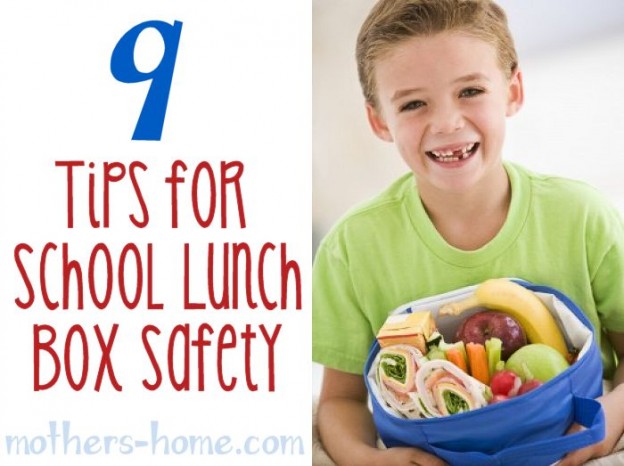 9 Tips for School Lunch Box Safety | Mother's Home